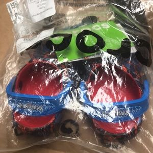 CROCS | Shoes | Crocs Fun Lab Spiderman Clog Sz 4 Baby New Toddler ...